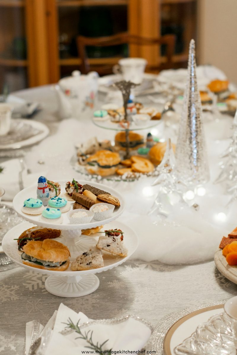 A magical Winter Wonderland Tea Party complete with sparkle, soft ...
